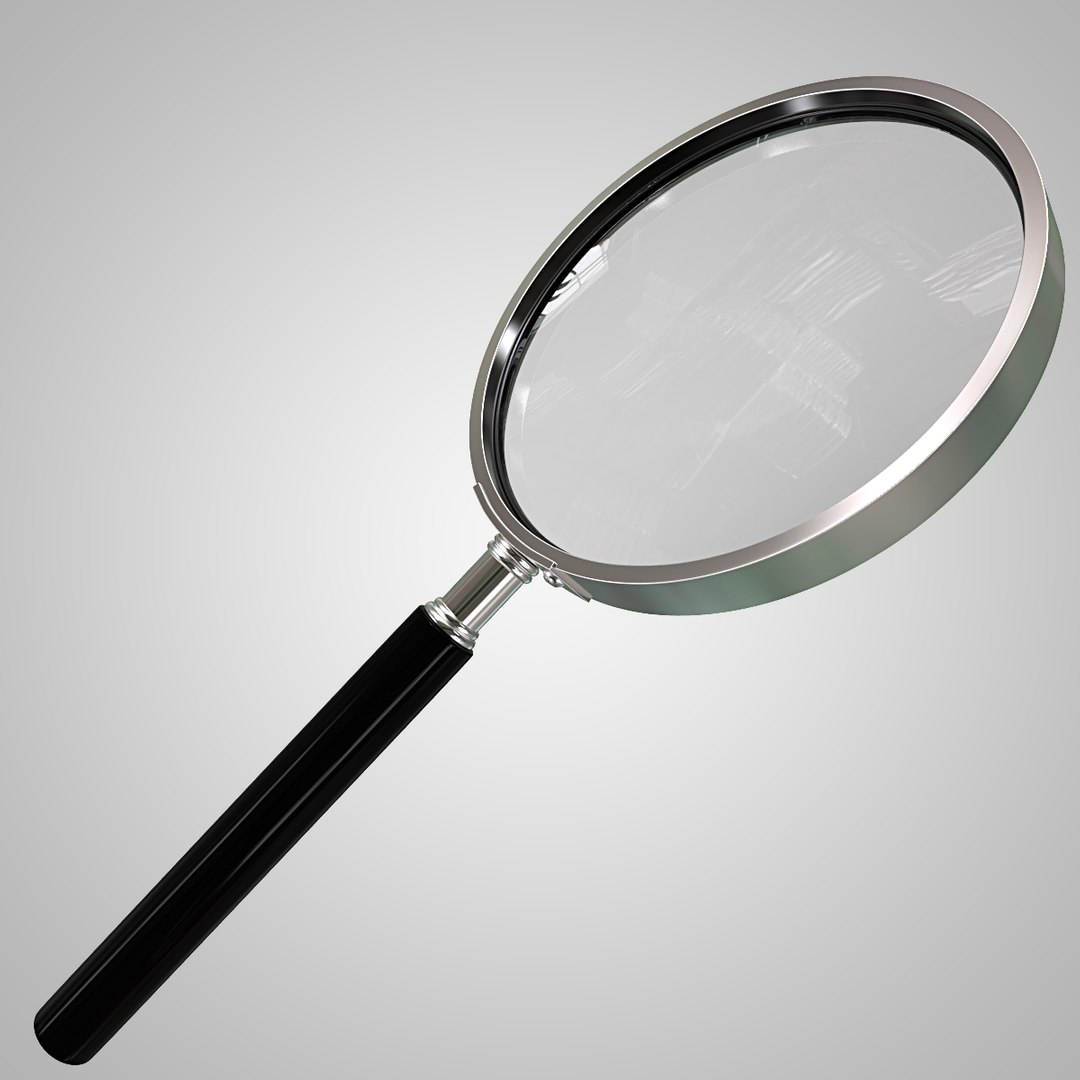 3d Magnifying Glass Model