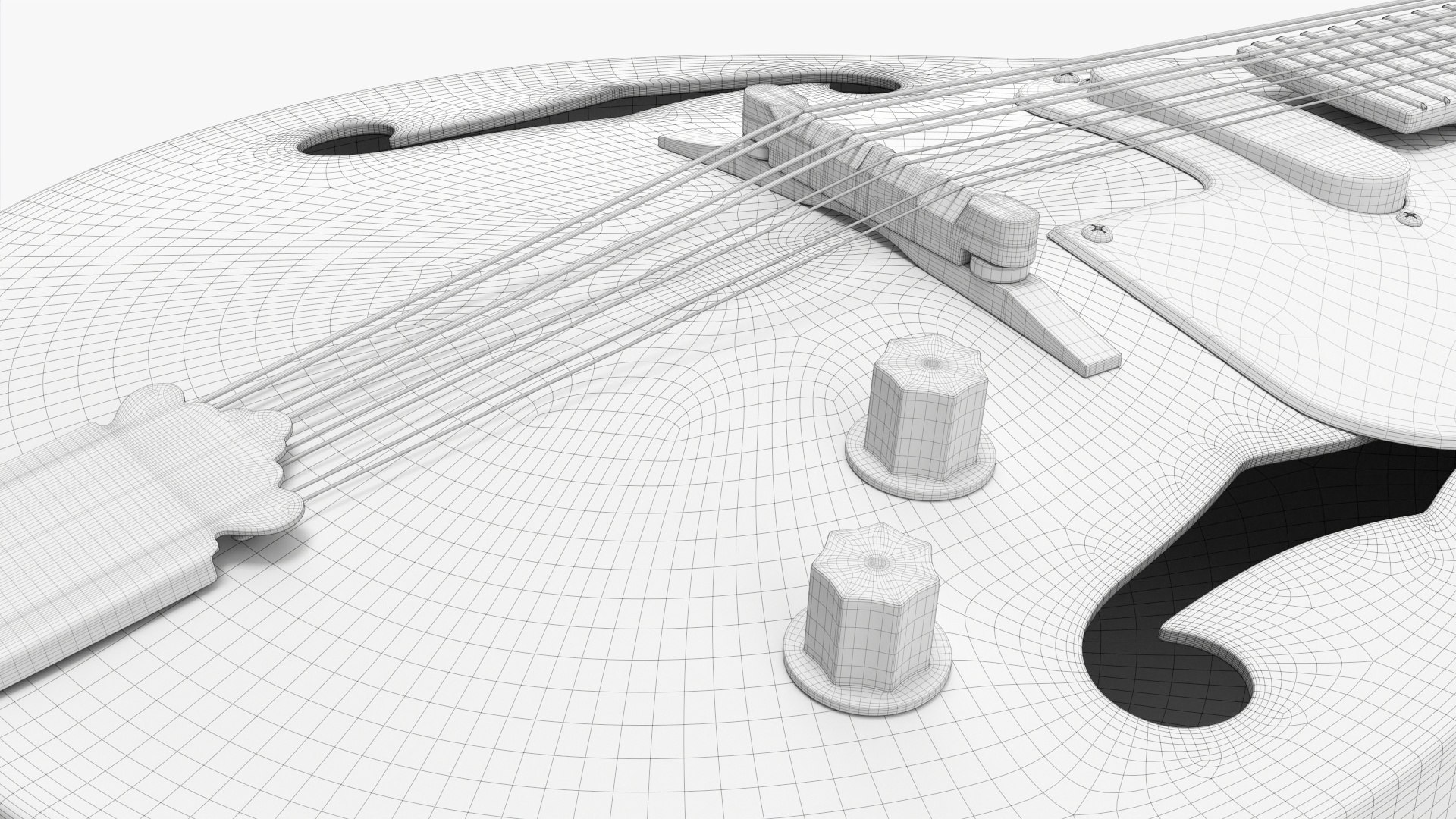 Mandolin String Instrument 3D - TurboSquid 1809528
