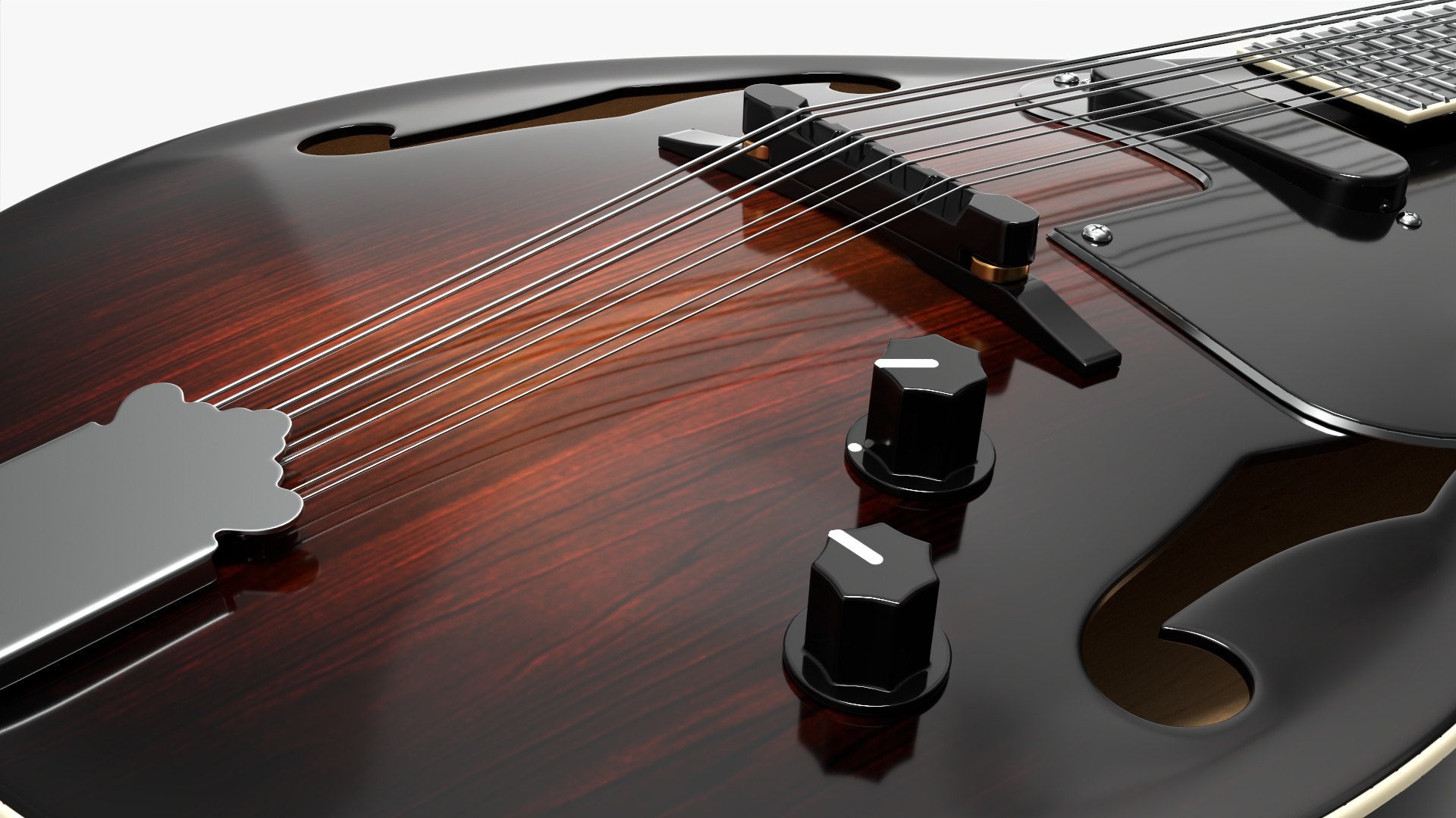 Mandolin String Instrument 3D - TurboSquid 1809528
