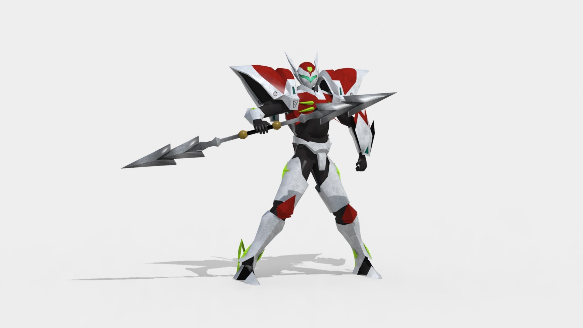 Tekkaman Blade Sci Fi Mech Rigged 3D Model - TurboSquid 2001841