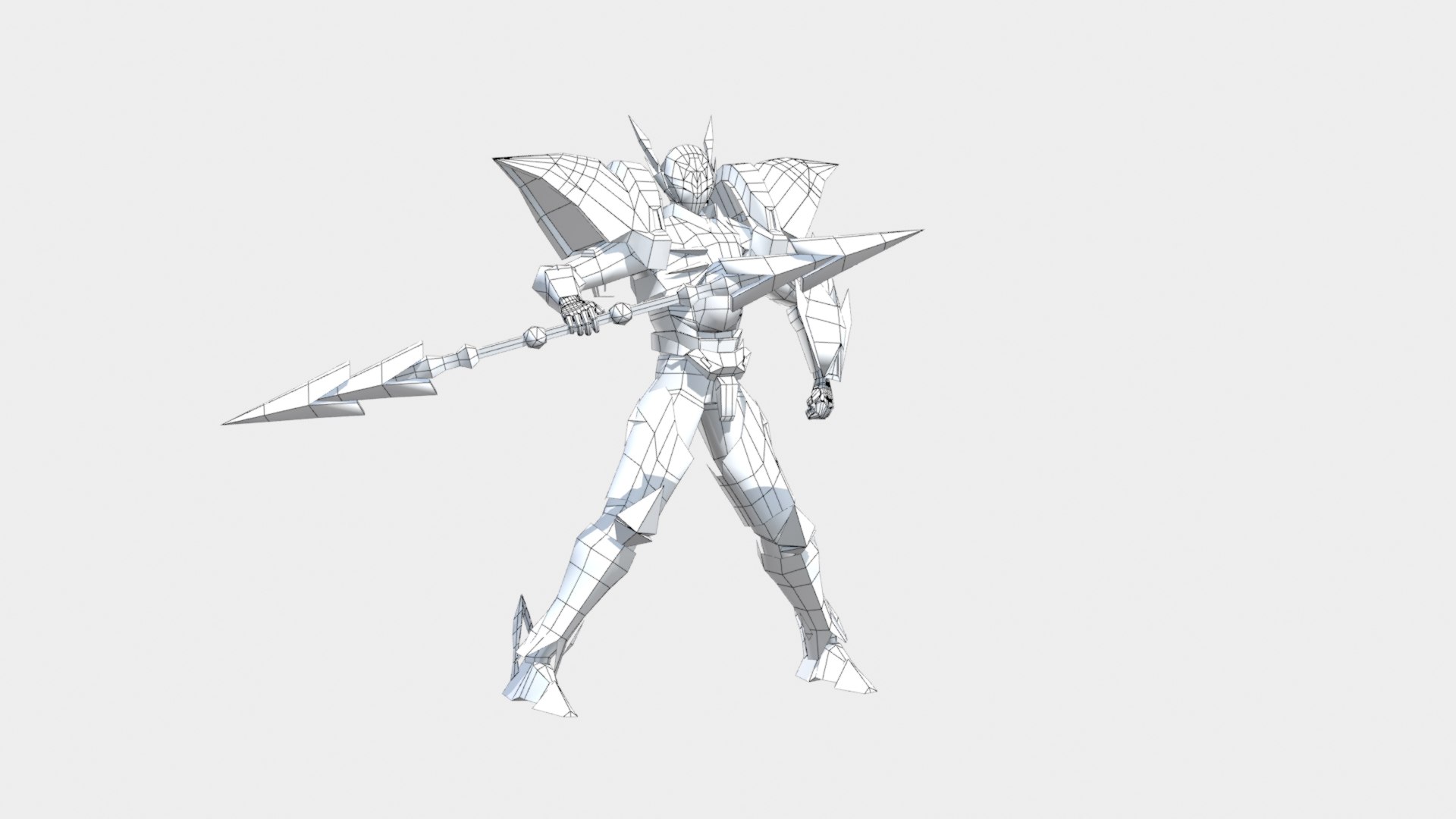 Tekkaman Blade Sci Fi Mech Rigged 3D Model - TurboSquid 2001841
