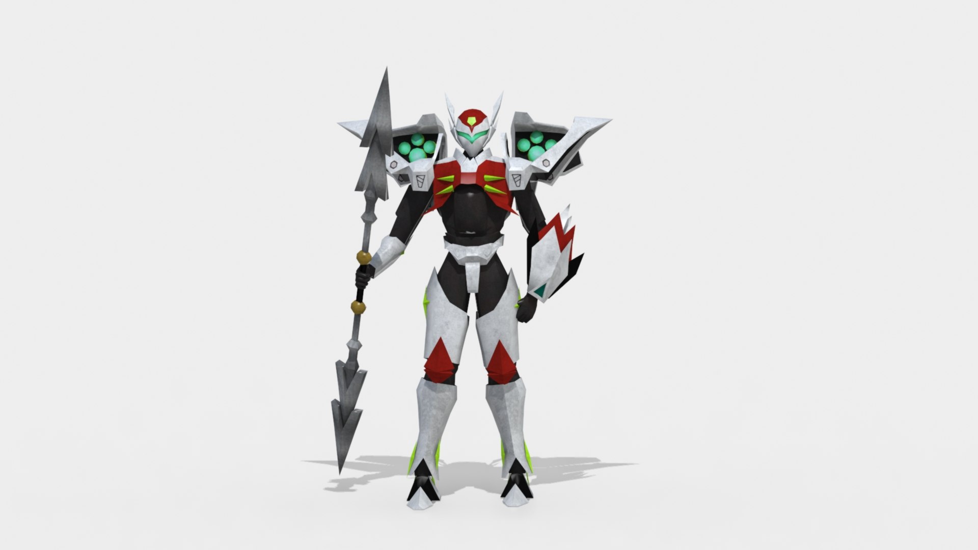 Tekkaman Blade Sci Fi Mech Rigged 3D Model - TurboSquid 2001841