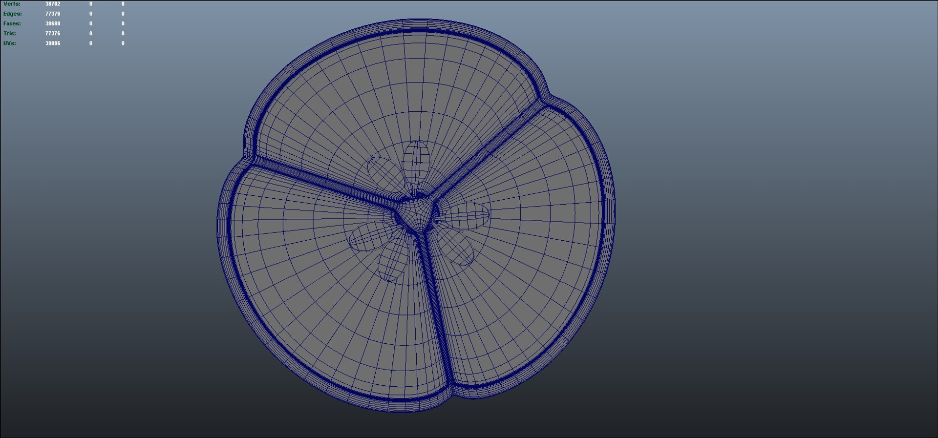 3D Trilocular Ovary - TurboSquid 1264420