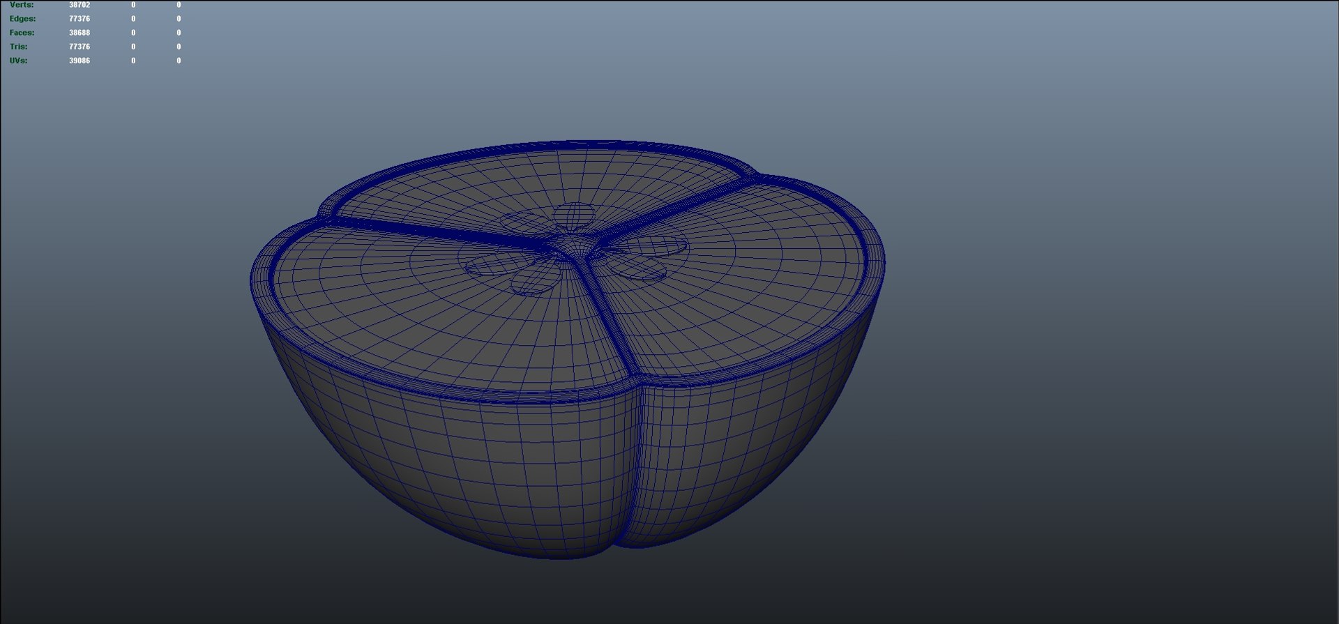 3D Trilocular Ovary - TurboSquid 1264420