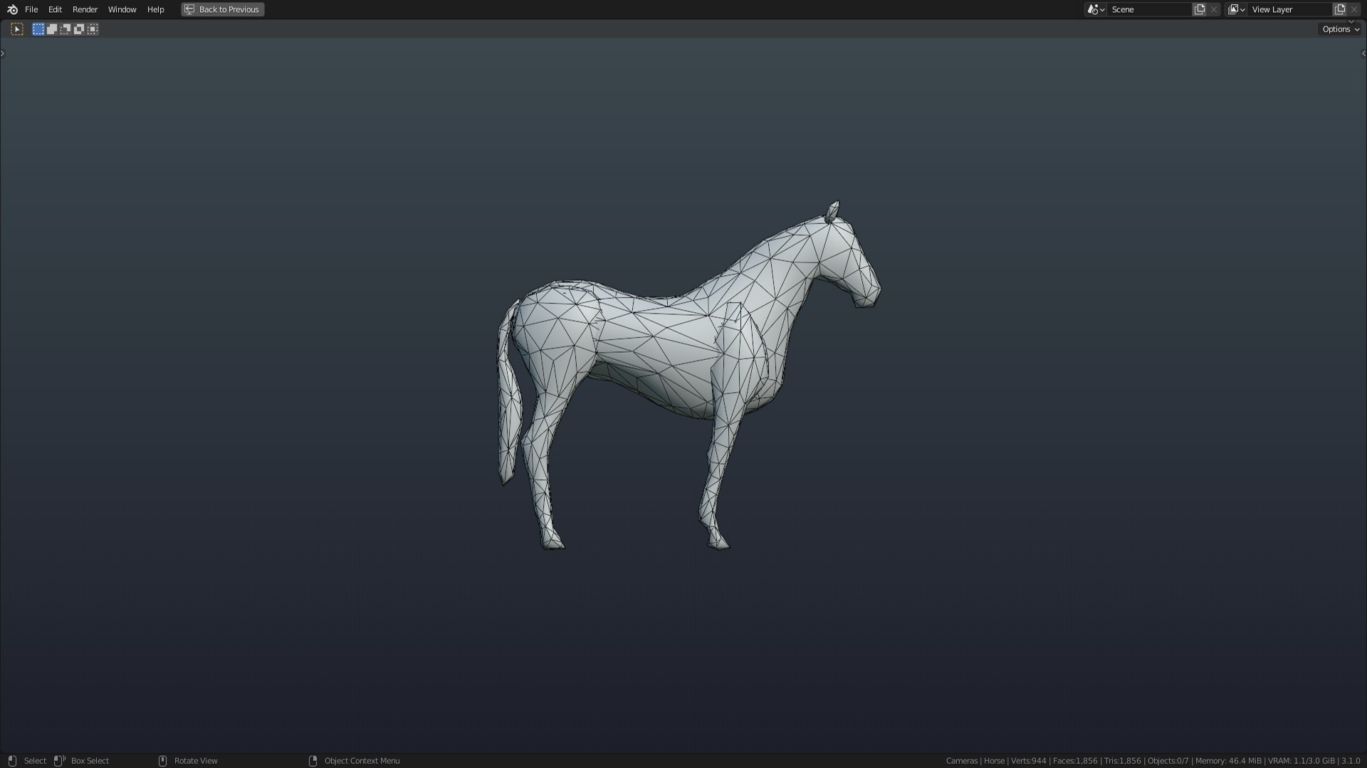 Low Poly Horse Rigged With Realistic Texture 3D Model - TurboSquid 1876134