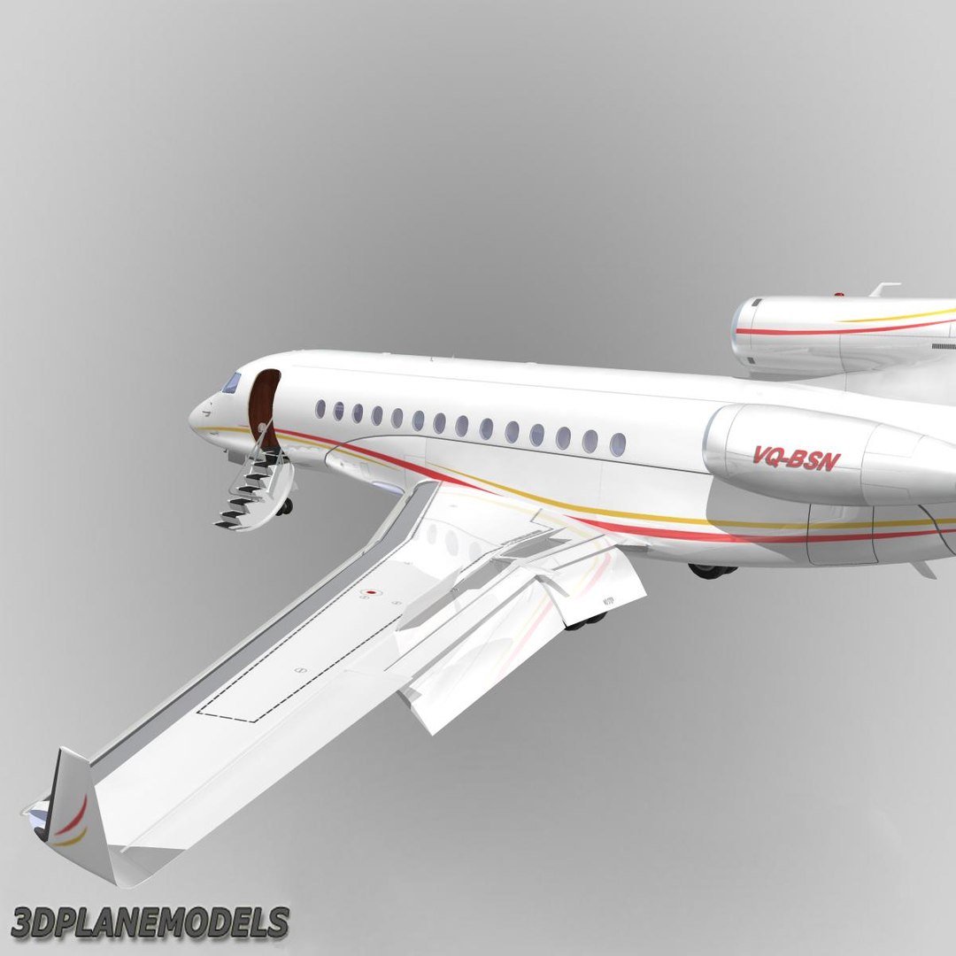 Dassault Falcon 7x Shell 3ds
