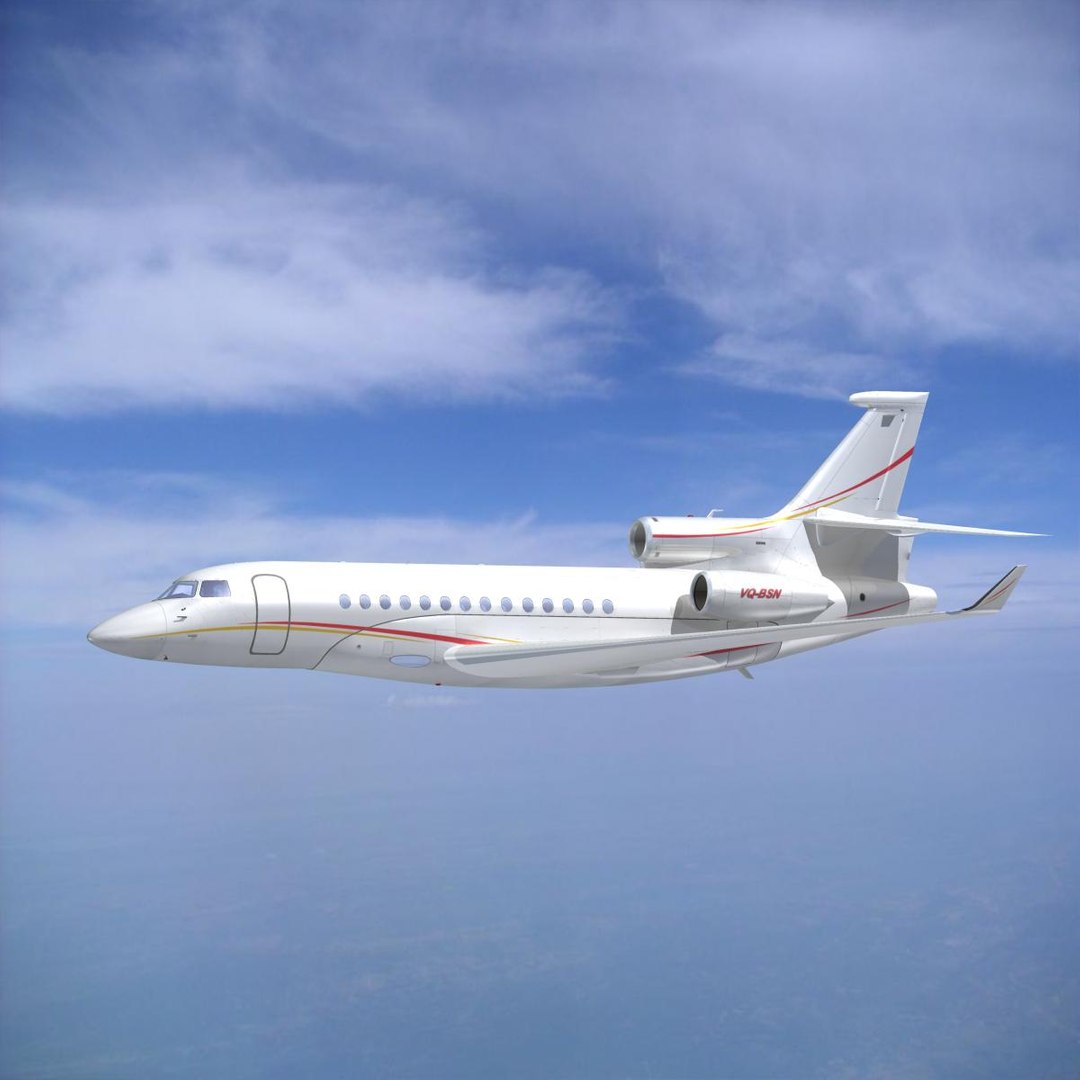 Dassault Falcon 7x Shell 3ds