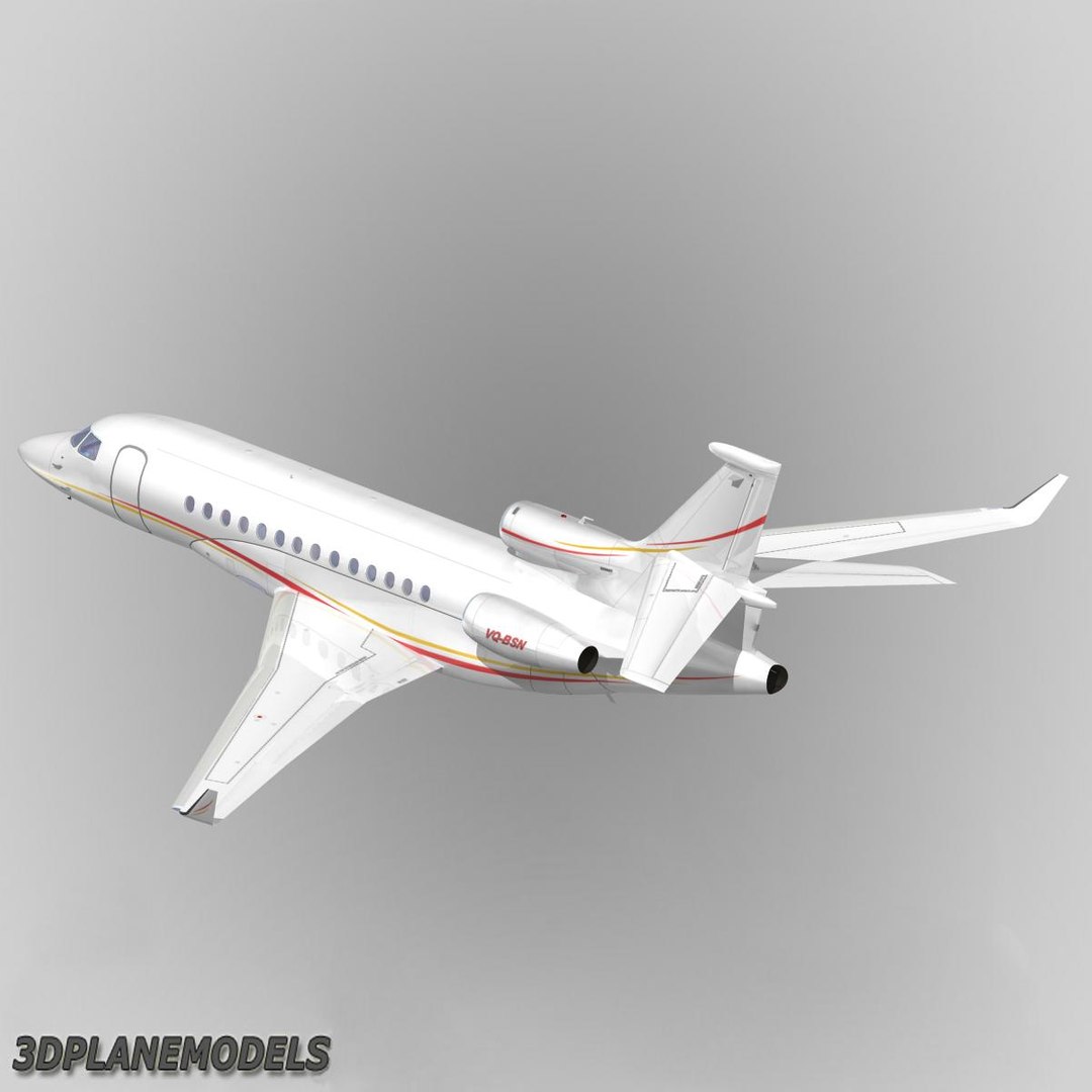 Dassault Falcon 7x Shell 3ds