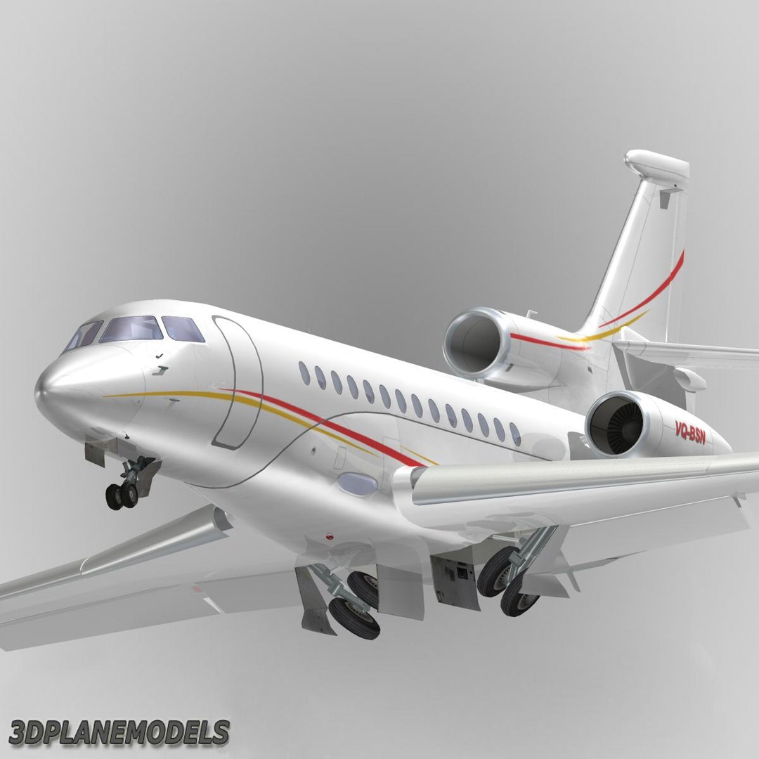 Dassault Falcon 7x Shell 3ds
