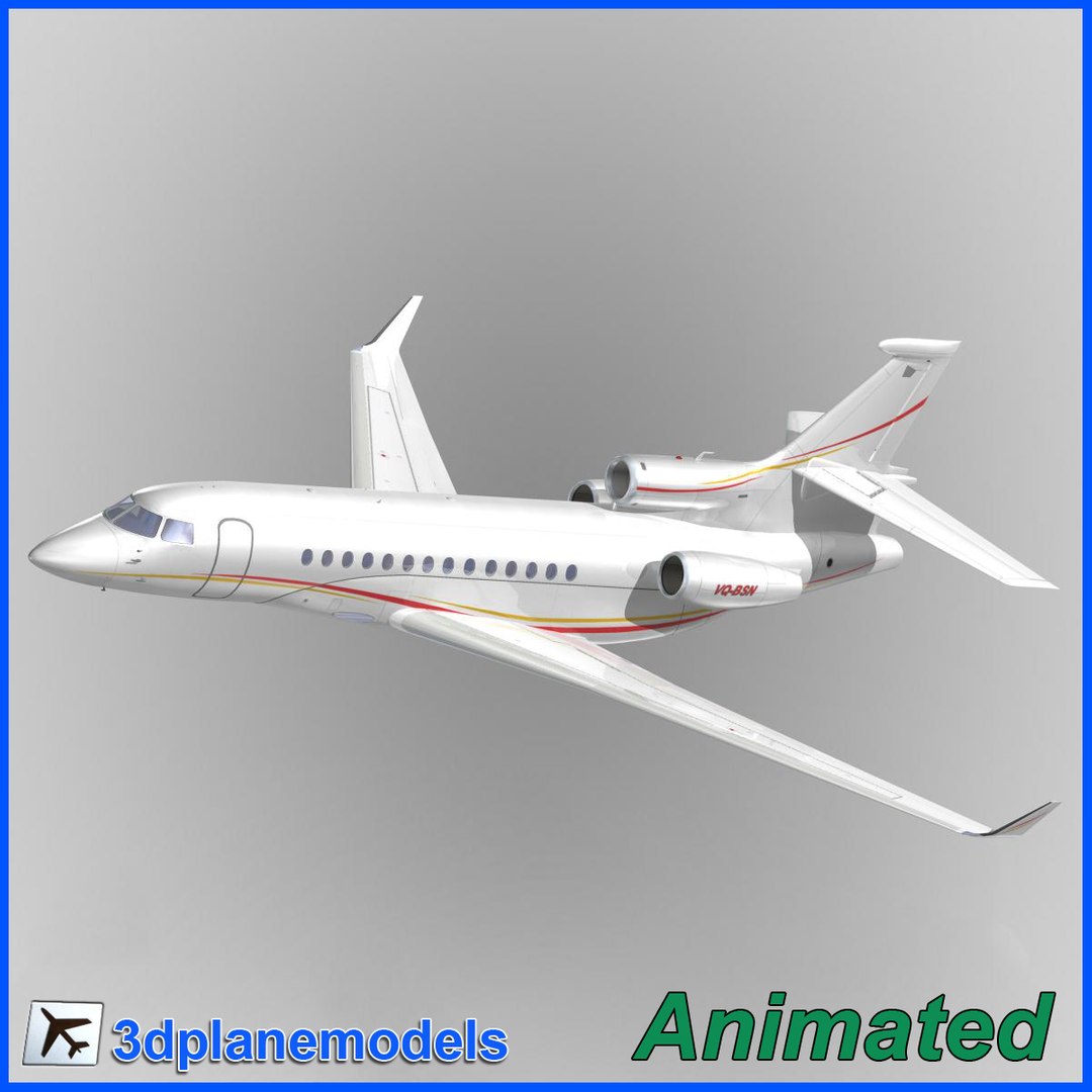 Dassault Falcon 7x Shell 3ds