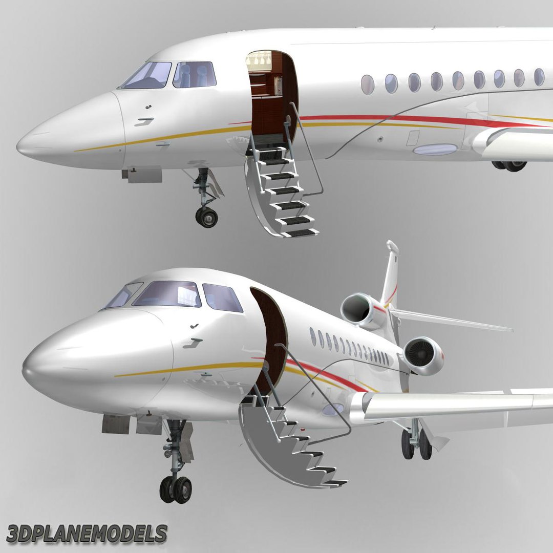 Dassault Falcon 7x Shell 3ds