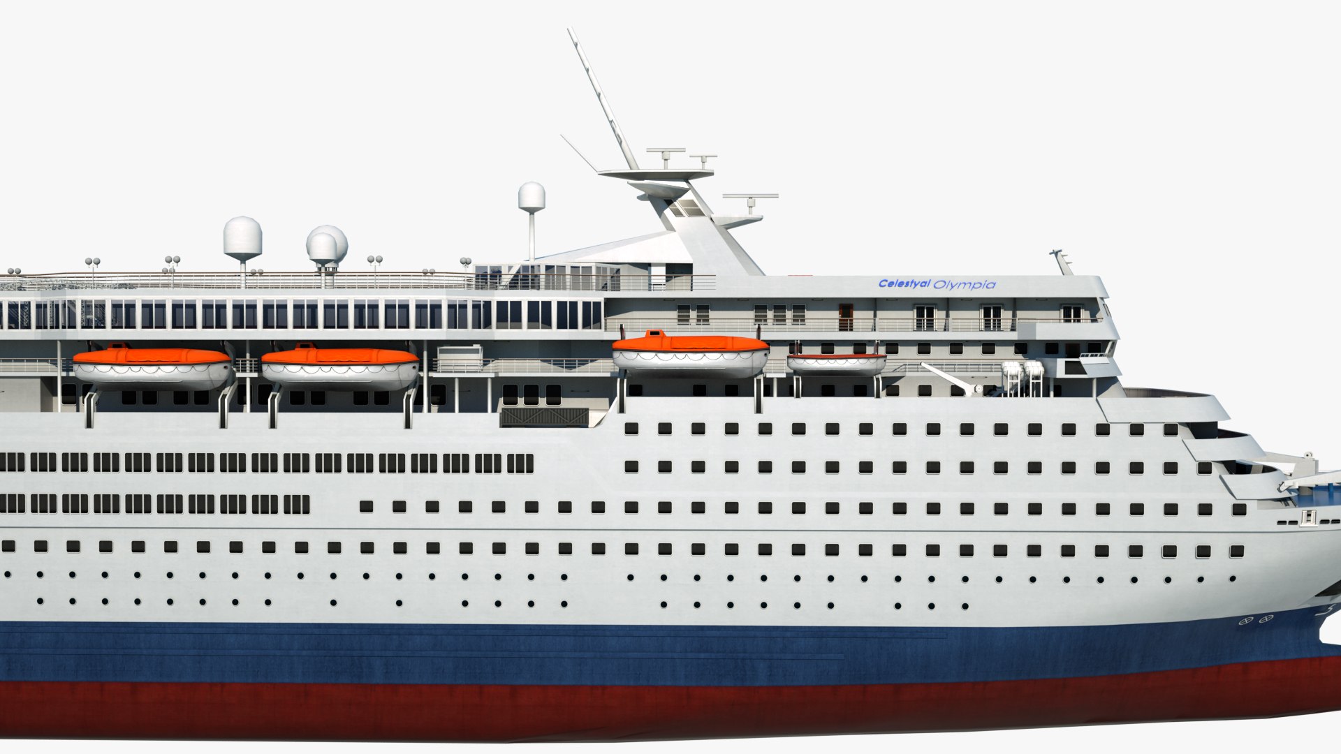 Cruise celestyal olympia ship model - TurboSquid 1237783