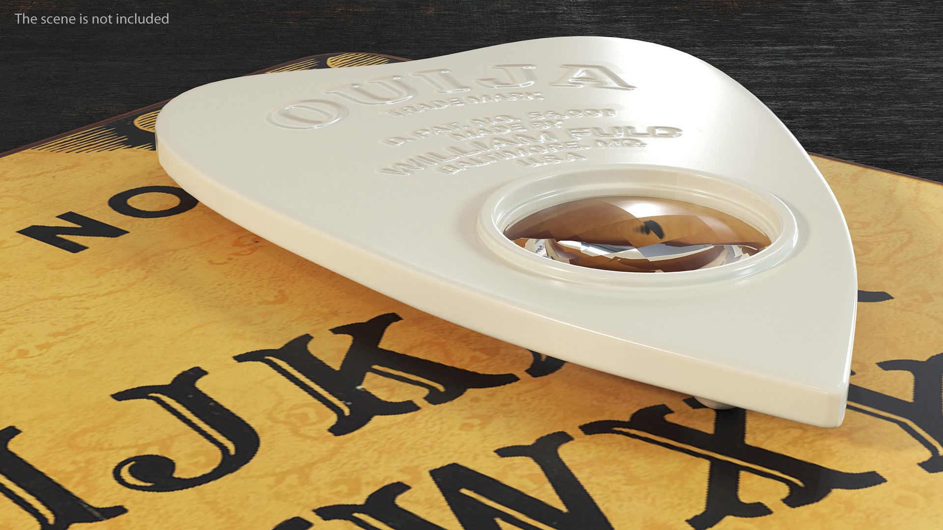 3D Ouija Board Classic Style Model - TurboSquid 2080751