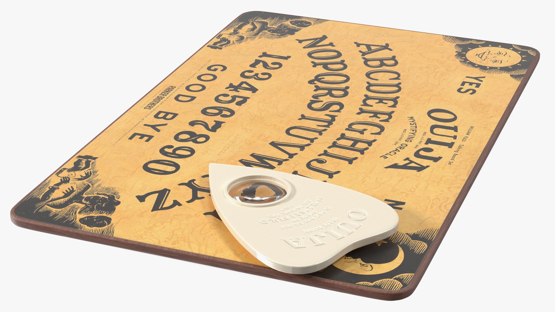 3D Ouija Board Classic Style Model - TurboSquid 2080751