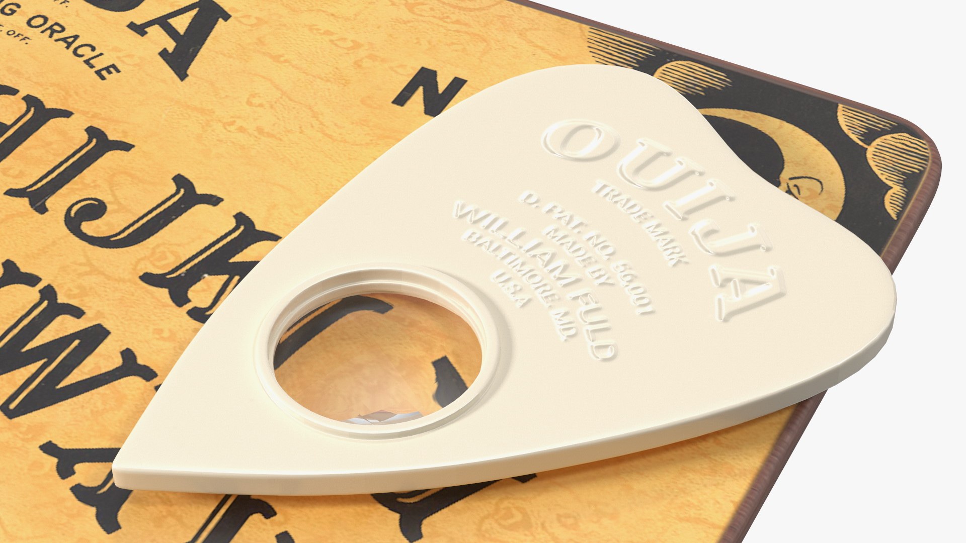 3D Ouija Board Classic Style Model - TurboSquid 2080751