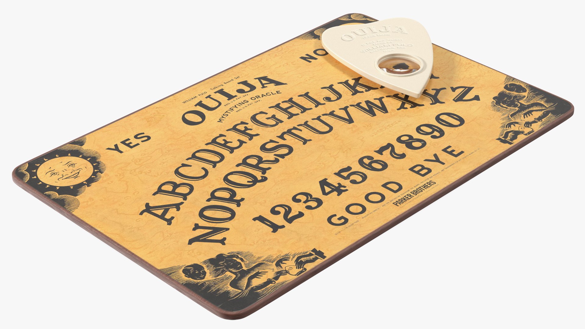 3D Ouija Board Classic Style Model - TurboSquid 2080751