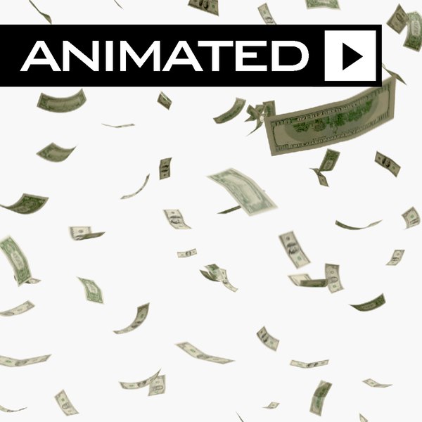 3D Falling Bills1 model - TurboSquid 1954929