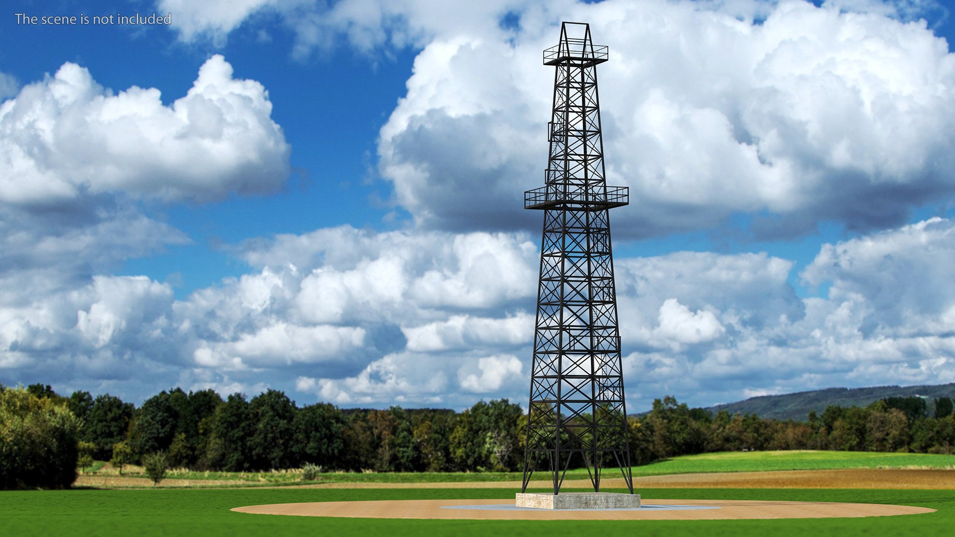 3D Steel Oil Derrick Model - TurboSquid 2144482