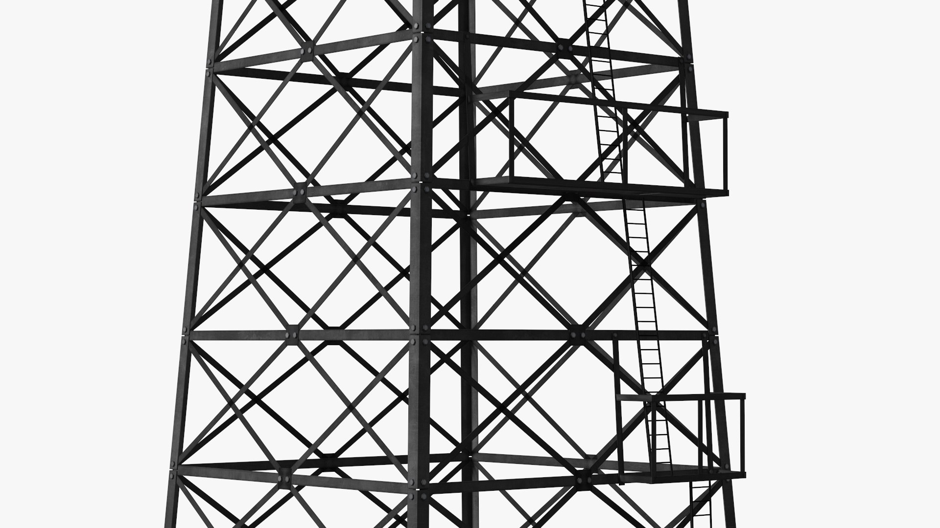 3D Steel Oil Derrick Model - TurboSquid 2144482