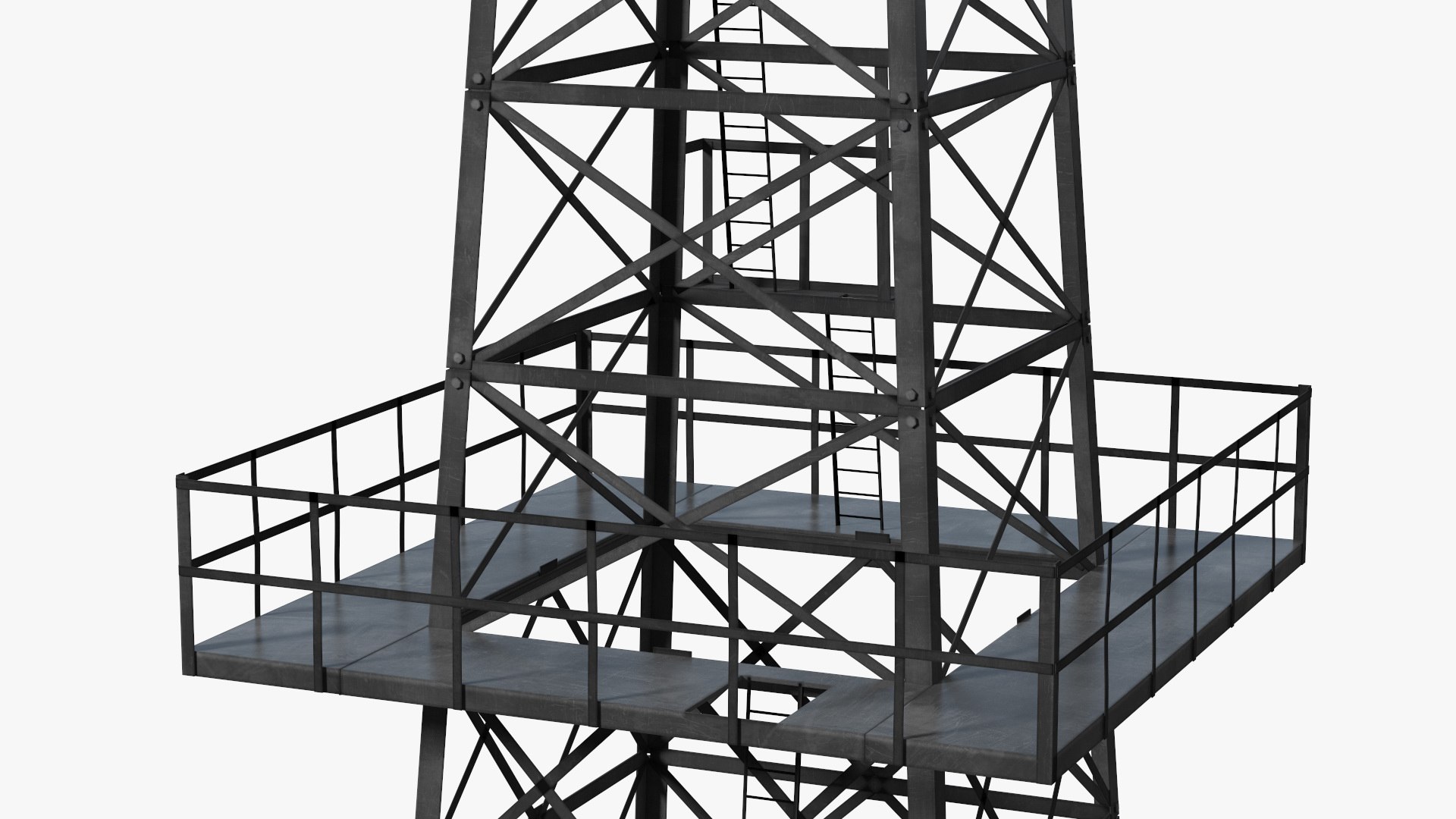 3D Steel Oil Derrick Model - TurboSquid 2144482
