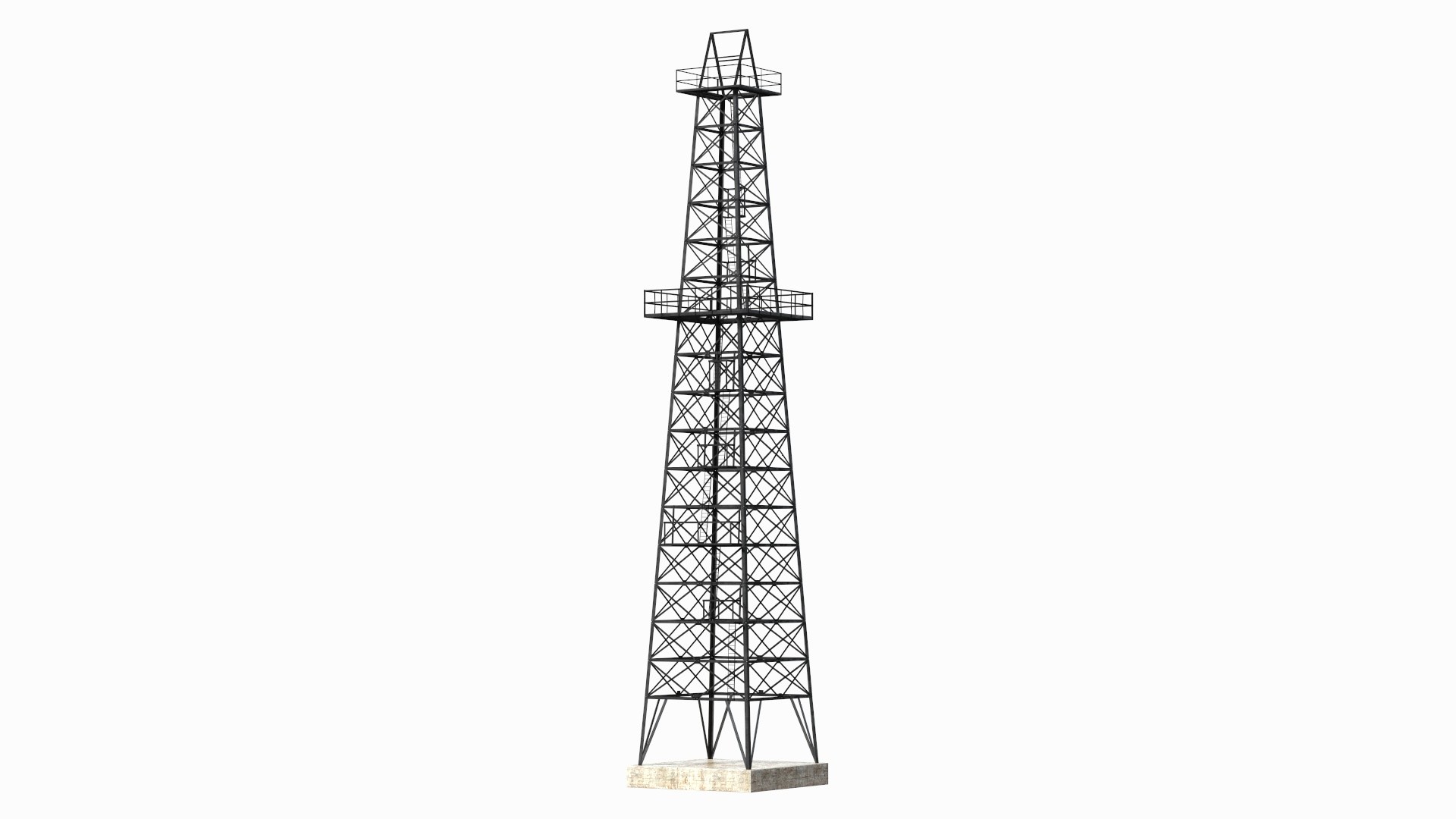 3D Steel Oil Derrick Model - TurboSquid 2144482