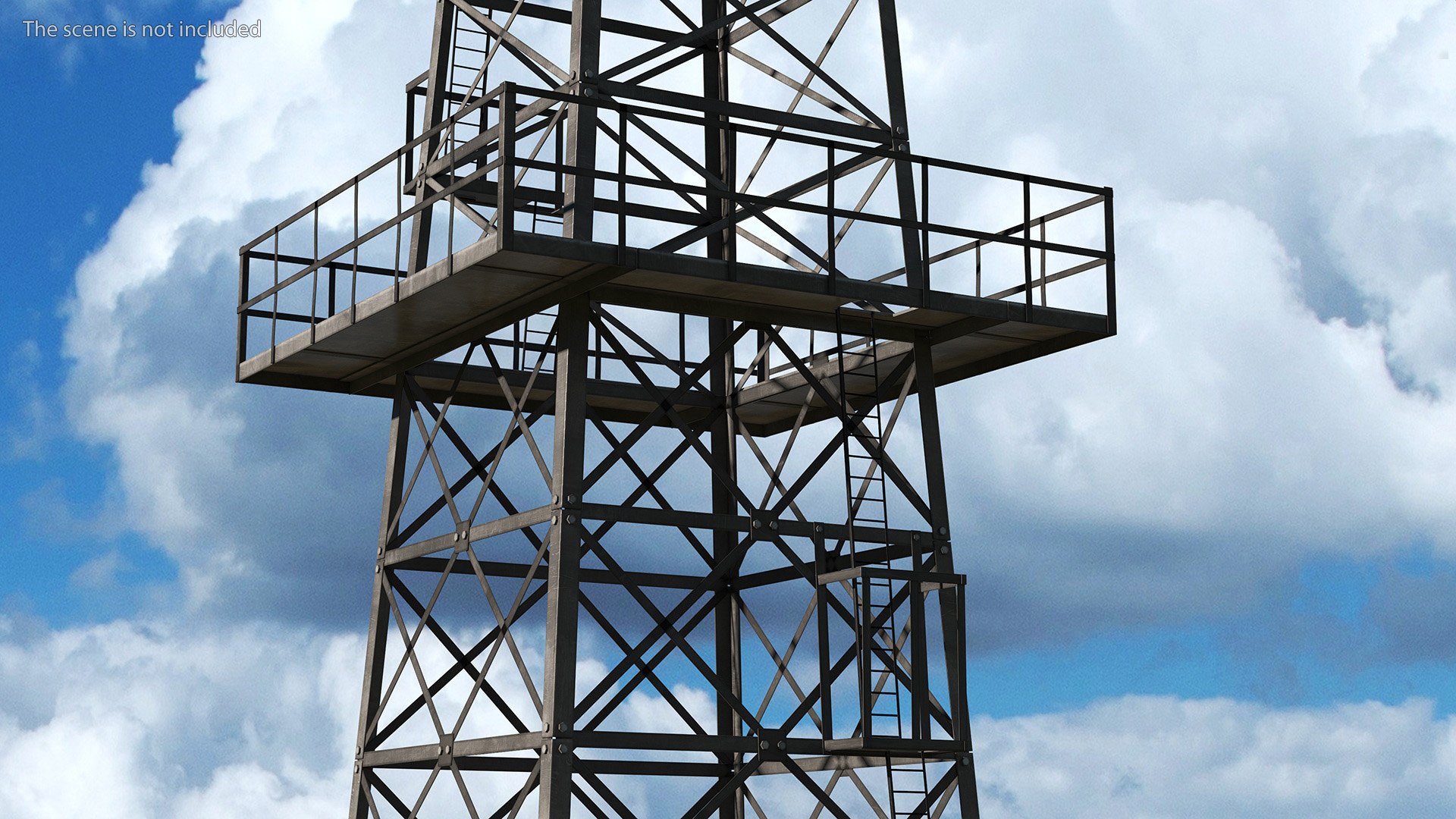 3D Steel Oil Derrick Model - TurboSquid 2144482