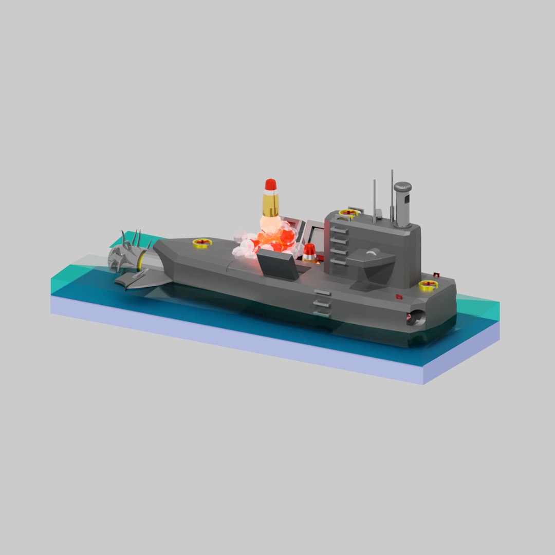 3D SubmarineAttack - TurboSquid 2038245