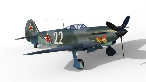 akovlev Yak-9 fighter 3D 모델 - TurboSquid 2067716