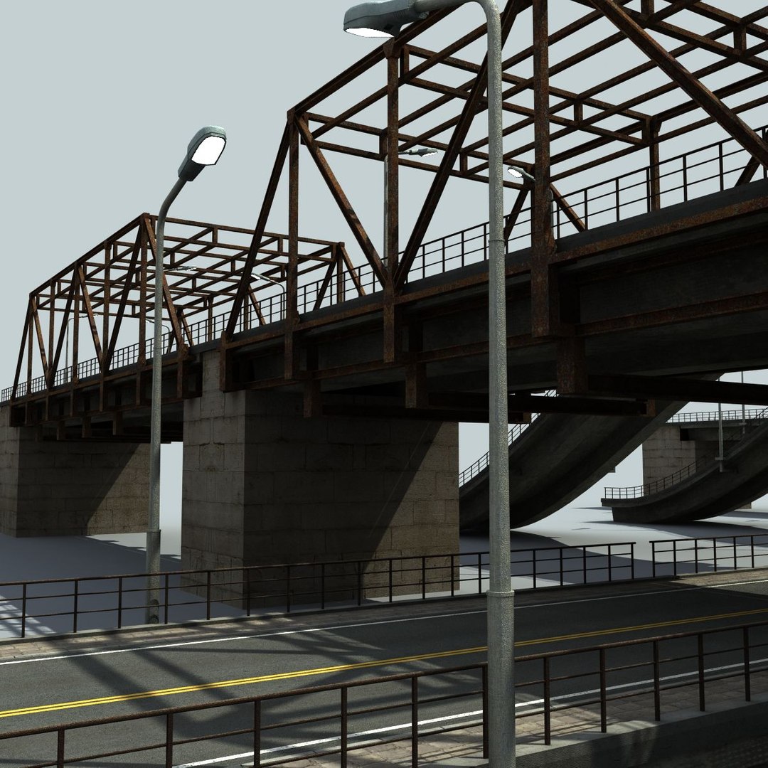 3d Model Road Bridge