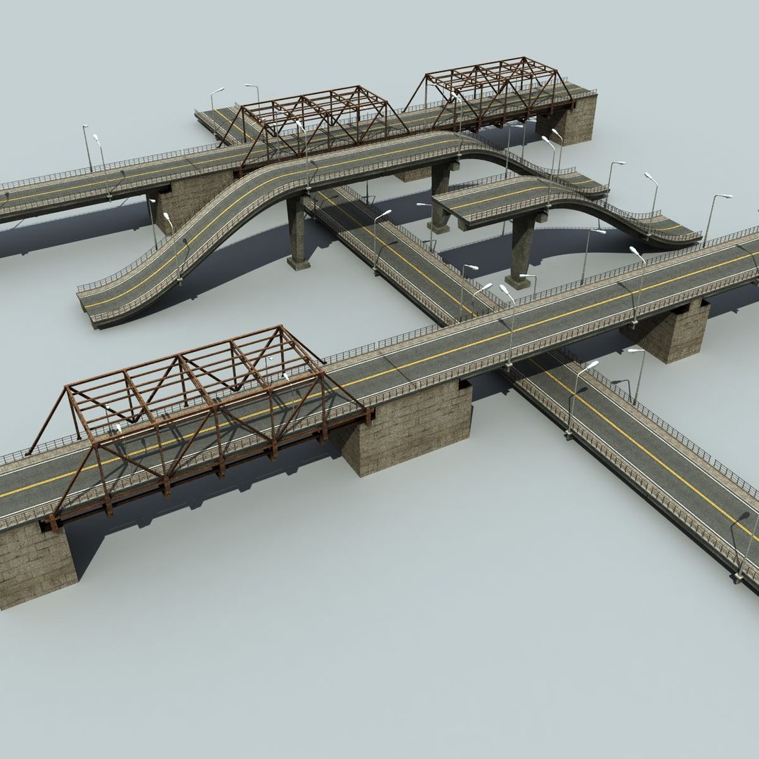 3d Model Road Bridge