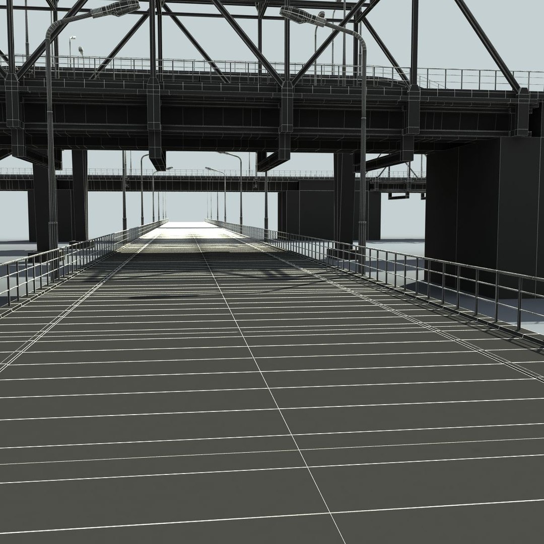 3d Model Road Bridge