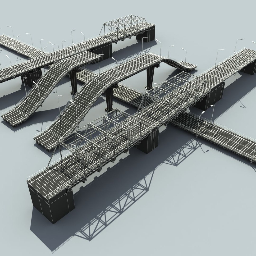 3d Model Road Bridge