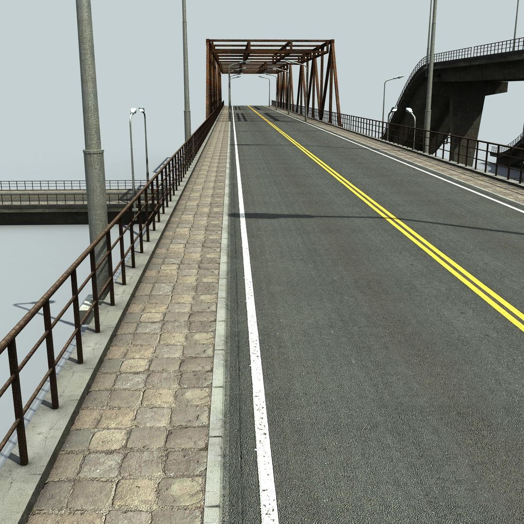 3d Model Road Bridge