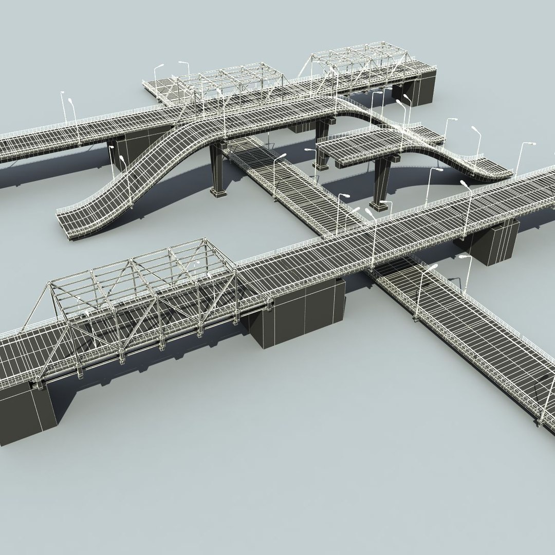 3d Model Road Bridge