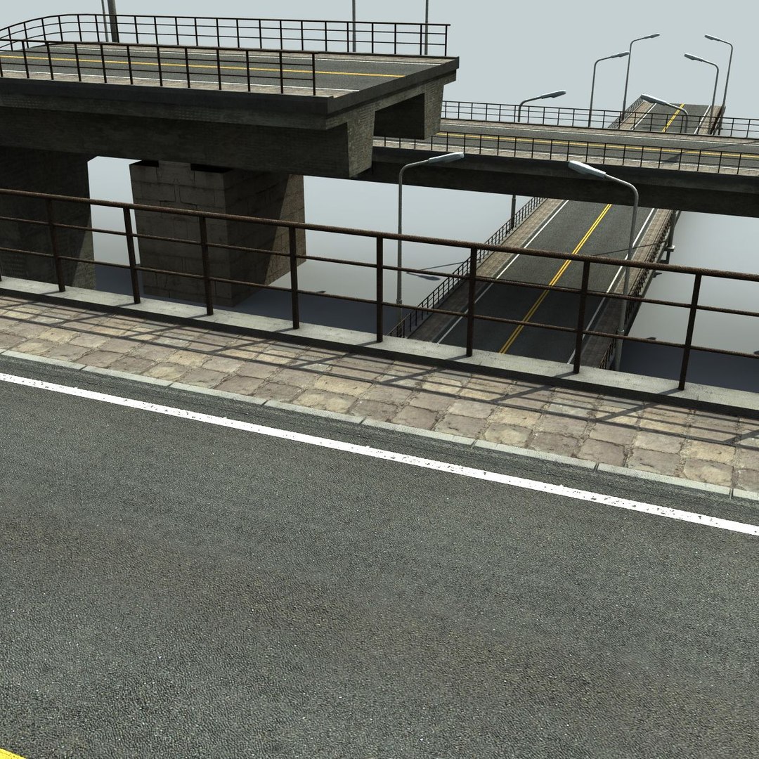 3d Model Road Bridge
