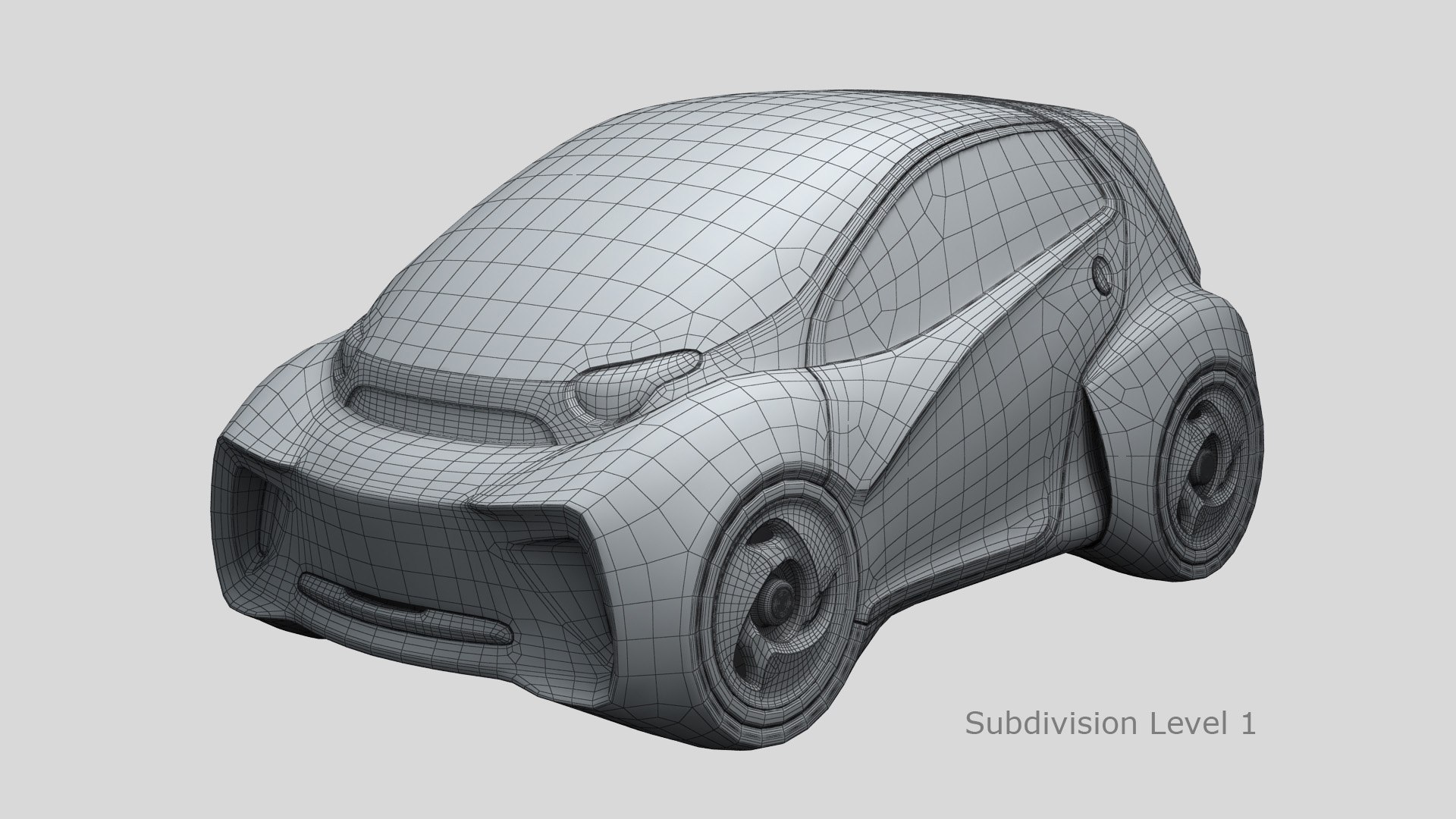 3D Model Electric Car Concept - TurboSquid 1651676