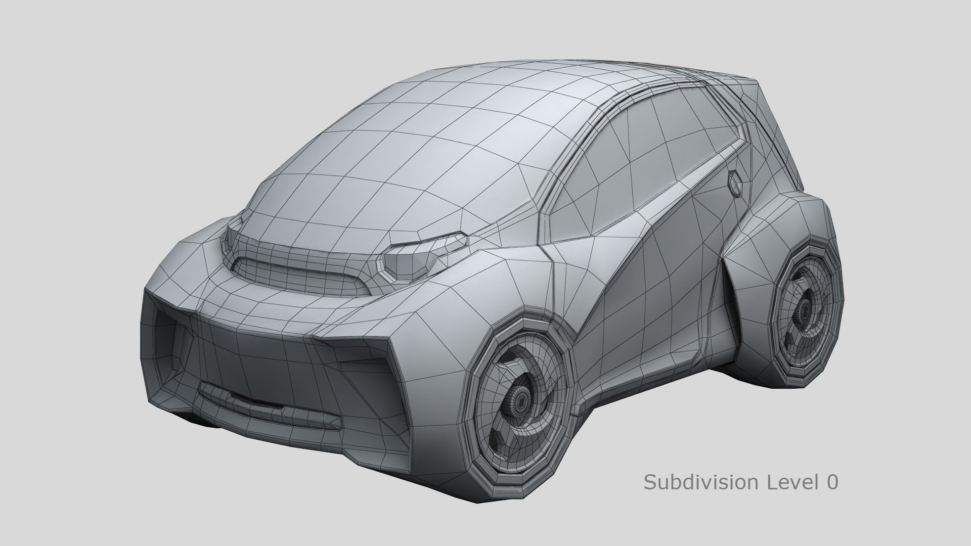 3D Model Electric Car Concept - TurboSquid 1651676