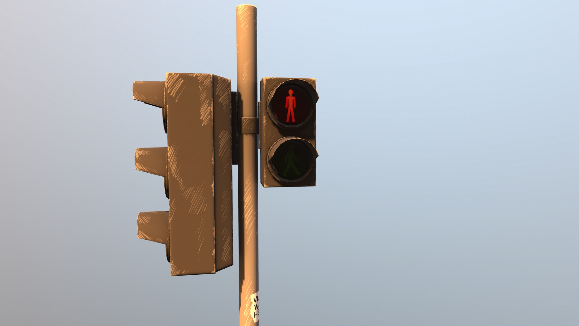 Stylized Traffic Light Model - TurboSquid 1627600