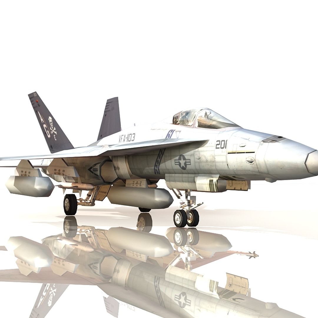 F18 Hornet 3d Model