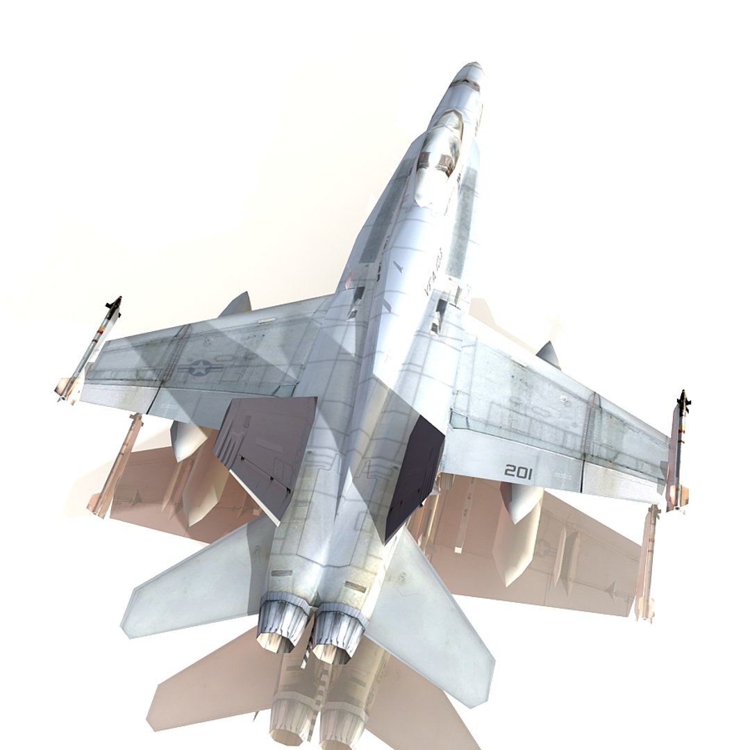 F18 Hornet 3d Model
