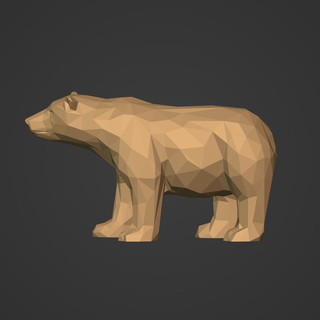 3D Bear - TurboSquid 2206432