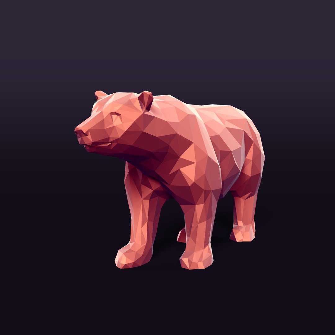 3D Bear - TurboSquid 2206432