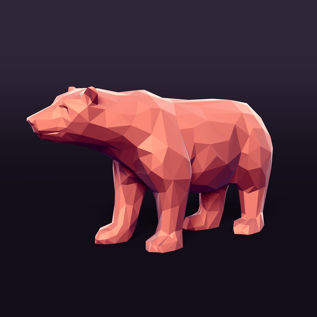 3D Bear - TurboSquid 2206432