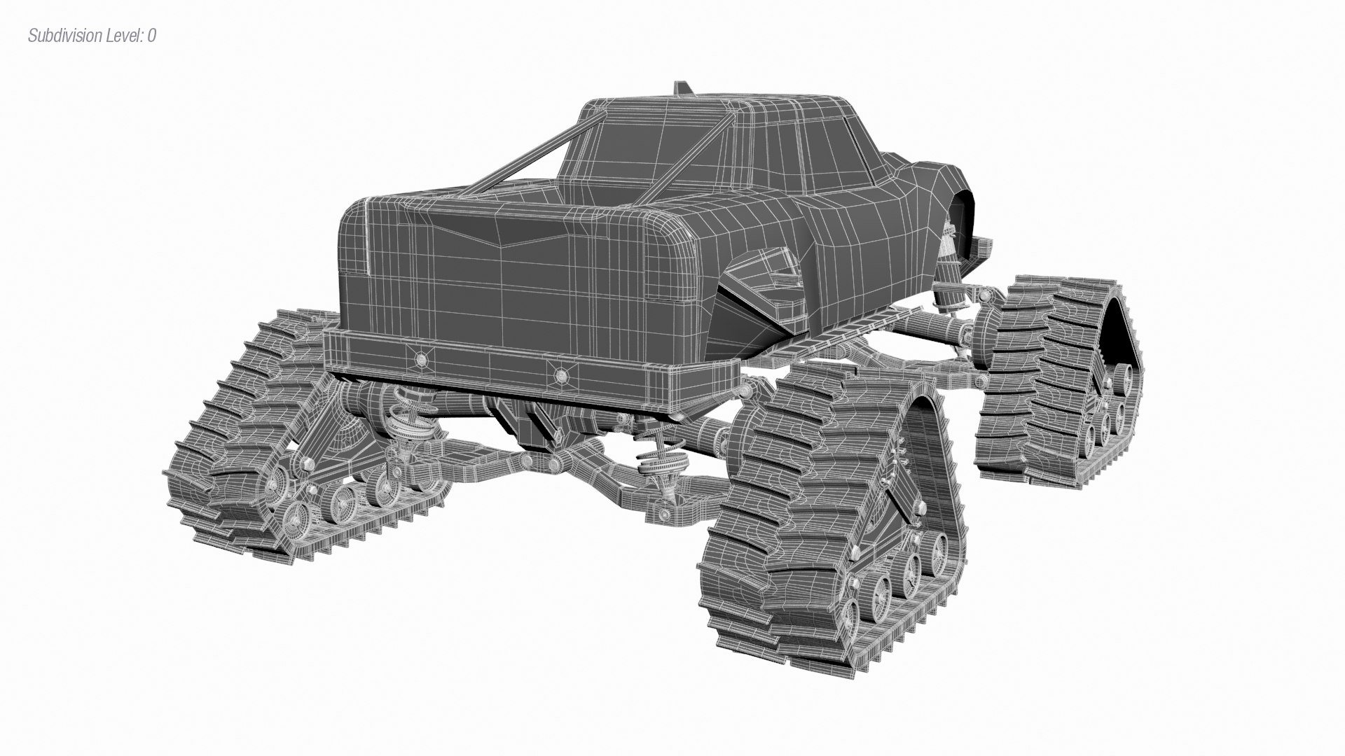 3D Monster Truck Rubber Track Model - TurboSquid 1582154