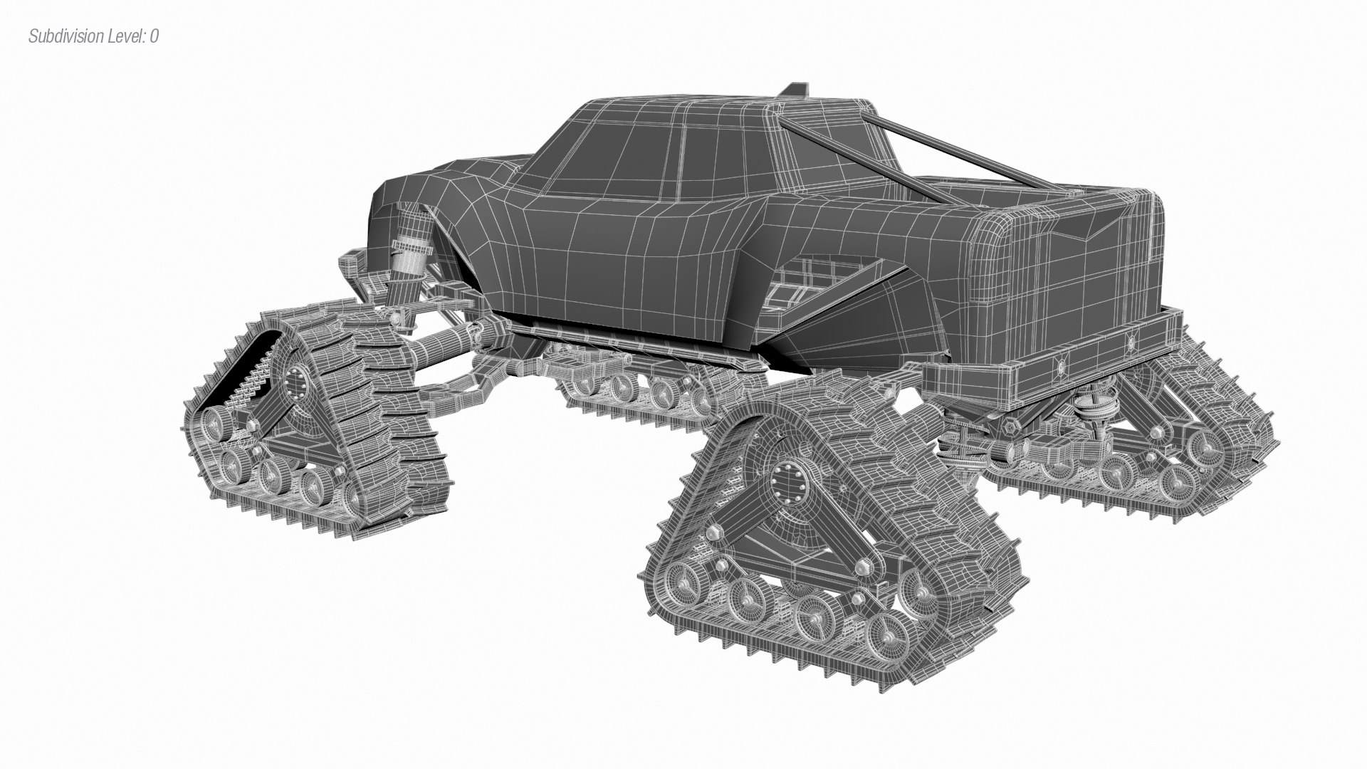 3D Monster Truck Rubber Track Model - TurboSquid 1582154