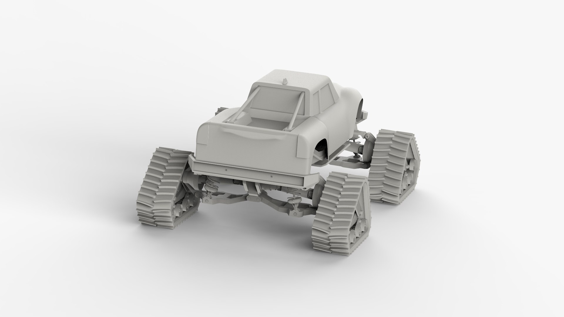 3D Monster Truck Rubber Track Model - TurboSquid 1582154