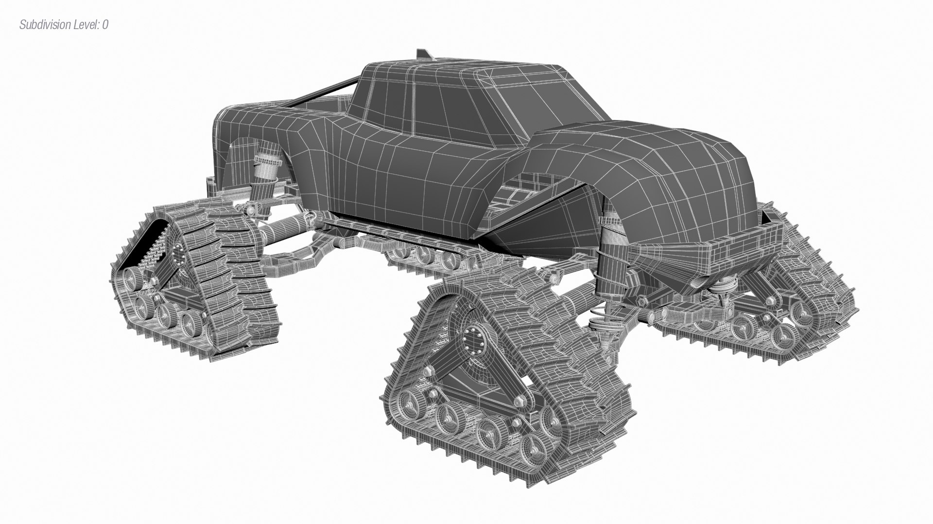 3D Monster Truck Rubber Track Model - TurboSquid 1582154