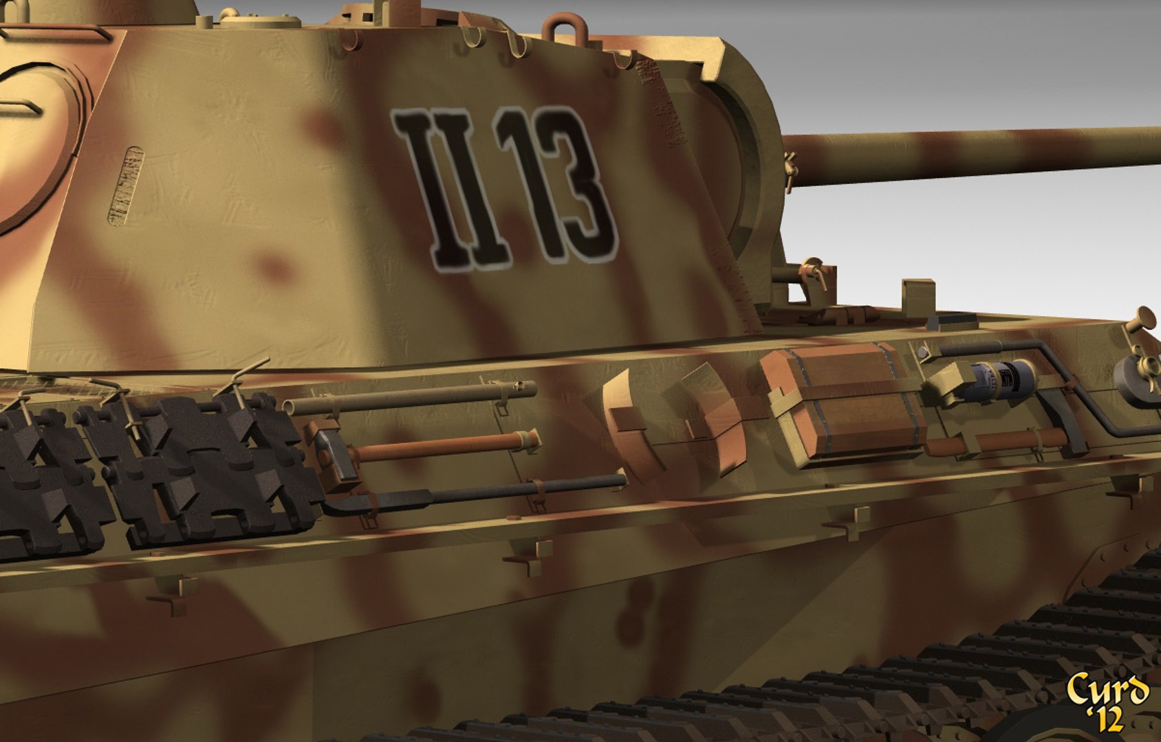 Panther German Tank Wwii Lwo