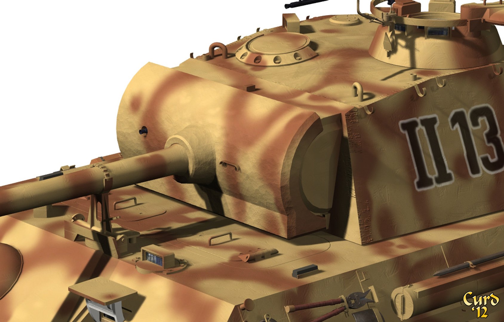 Panther German Tank Wwii Lwo