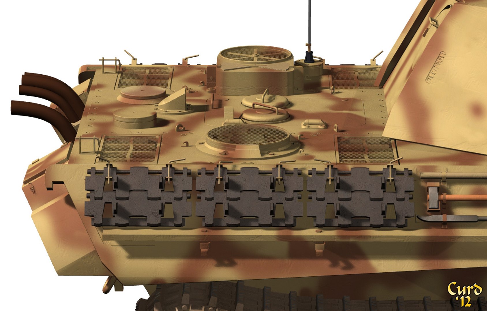 Panther German Tank Wwii Lwo